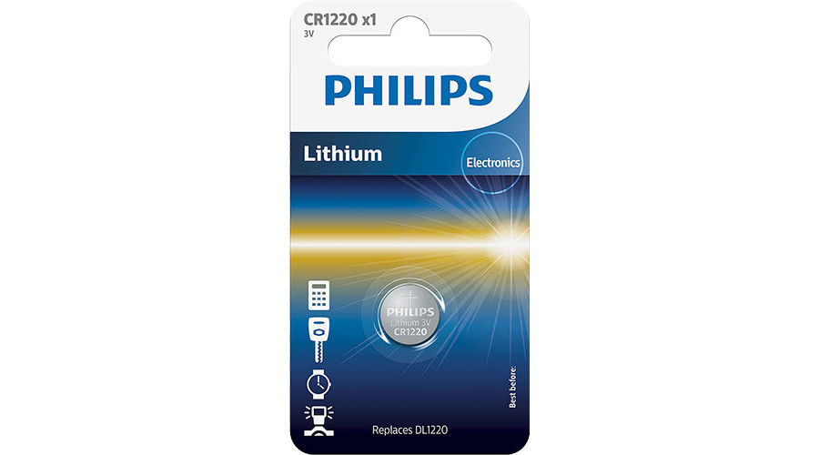 Philips CR 1220 3V lítium gombelem - Philips - Akku96 webáruház