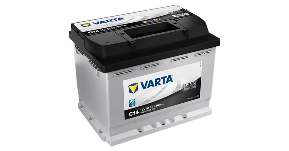 Varta Black Dynamic 12V 56Ah 480A Jobb+ autó akkumulátor (C14) - 556400 ...