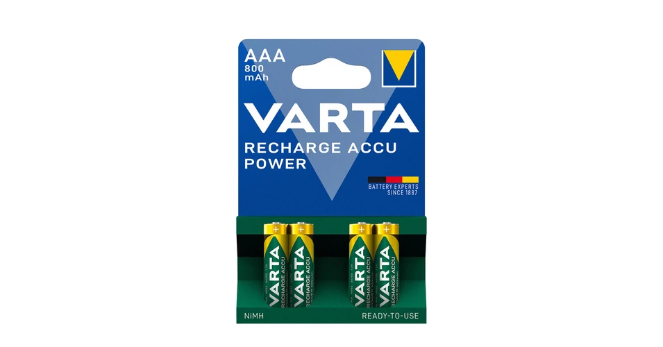 Varta Rechargeable Accu AAA 800 mAh tölthető elem | Akku96