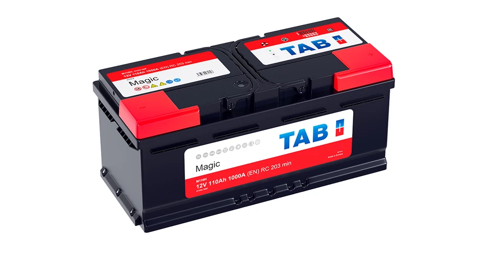 TAB Magic 12V 110Ah 1000A jobb+ akkumulátor (61002) - TAB - Akku96 ...