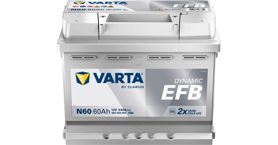 Varta Dynamic EFB 60Ah 560A (560500) - Varta - Akku96 webáruház
